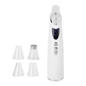 Electric Blackhead Acne Removal Suction Instrument with 5 Probe - White ...