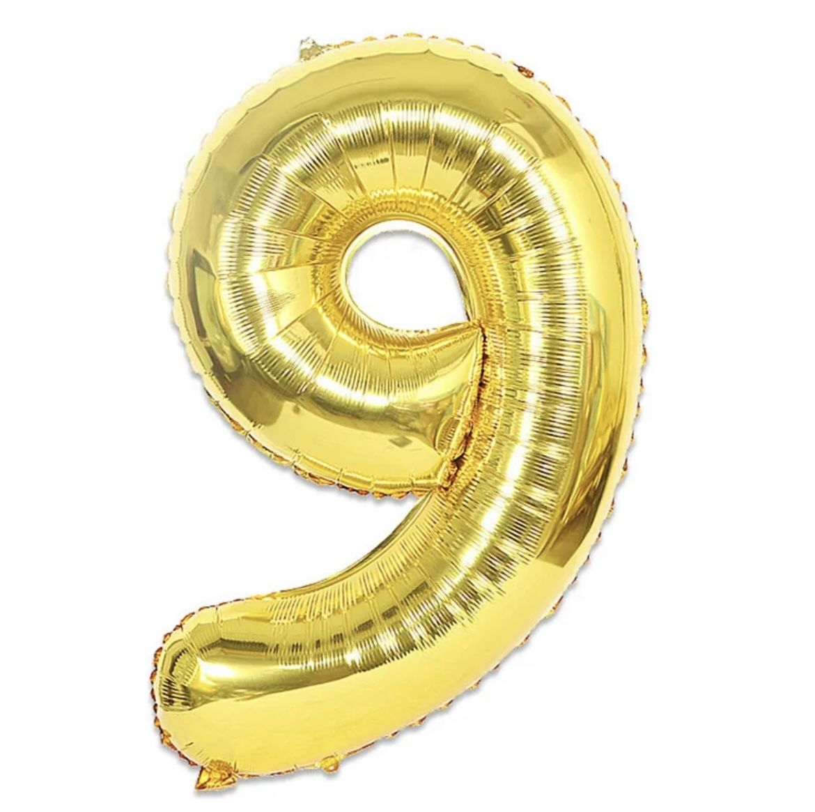 Gold Number 9 Helium Balloon 106cm | Shop Today. Get it Tomorrow ...