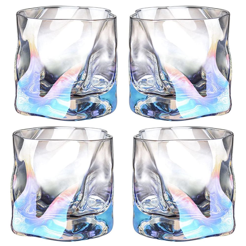 Dream Home 2022 Japanese Twisted Whiskey Glass Creative Bar Glass ...