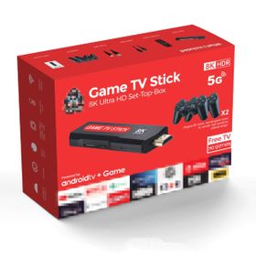 2.0 Dual System Game Stick 8K Retro Video Games Console with Wireless ...