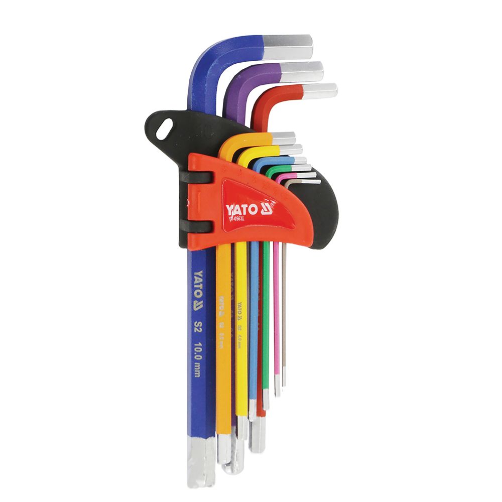 Yato Hex Key Set Long 9 Piece 1.5mm-10mm | Shop Today. Get it Tomorrow ...