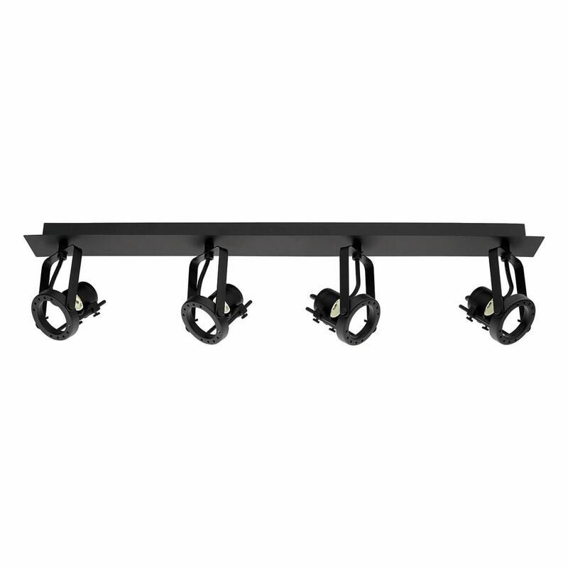 Inspire 4 Light Spotlight Bar GU10 4x42w Metal - Matt Black | Shop ...