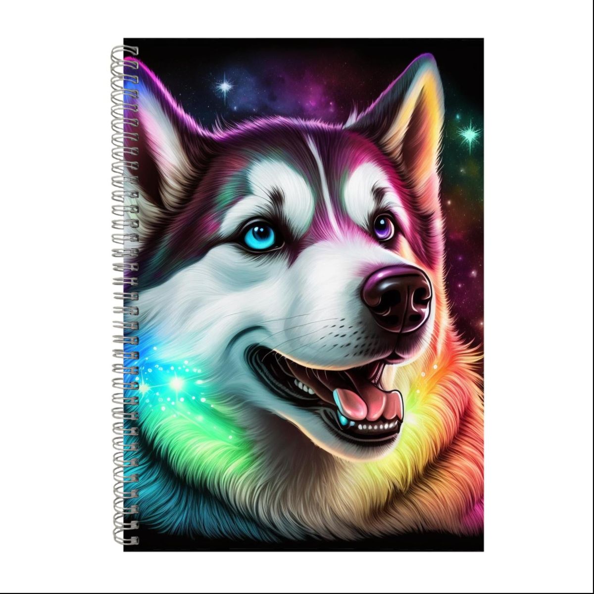 Fantasy Color Siberian Husky Gift Idea A4 Notepad 209 | Shop Today. Get ...