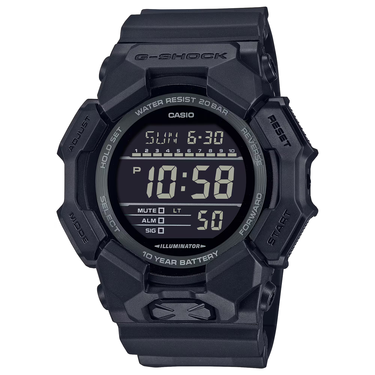 Casio G-Shock Digital Watch GD-010-1A1DR | Shop Today. Get it Tomorrow ...
