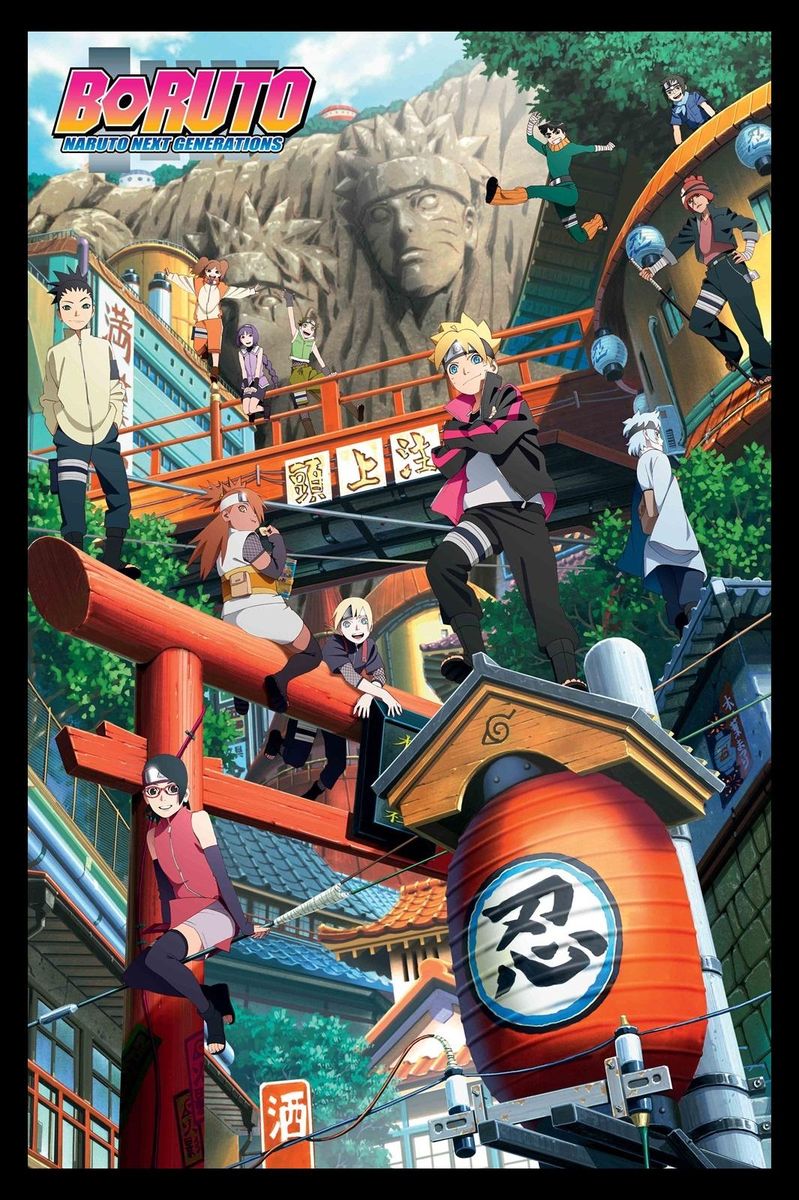 Boruto (Next Generations) Poster with Black Frame | Shop Today. Get it ...