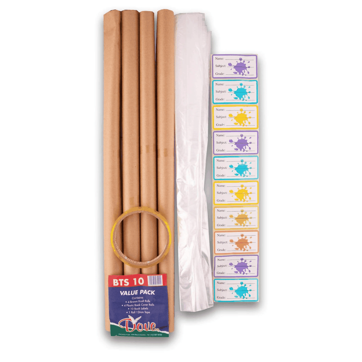 Brown Kraft Book Cover Roll Value Pack - 19 Piece | Shop Today. Get it ...
