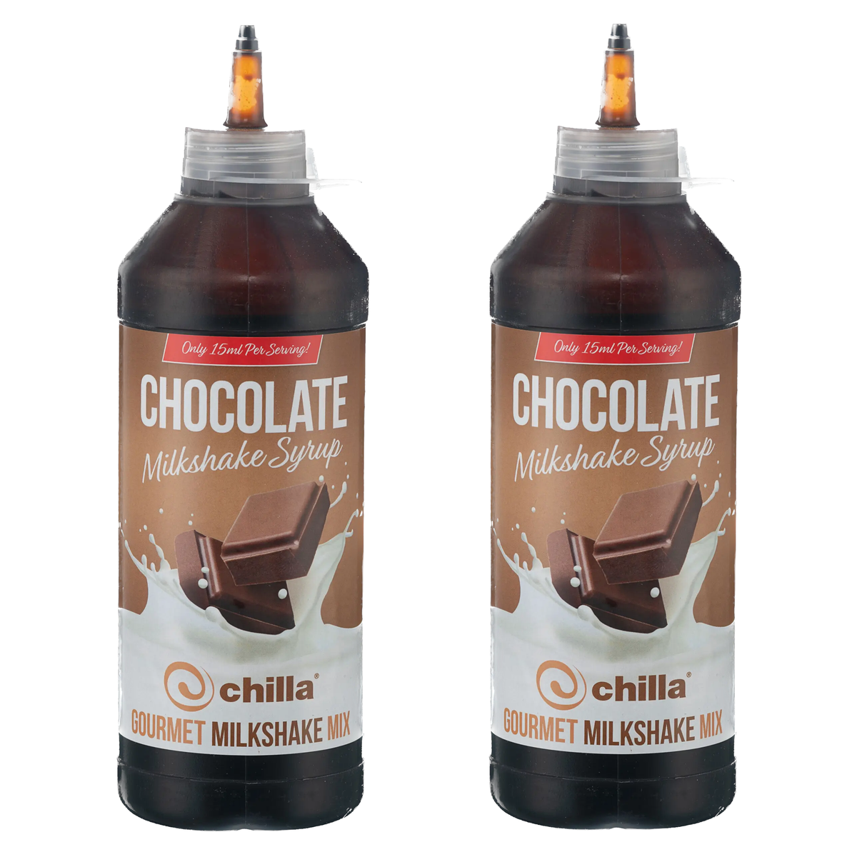 Chilla - Pack of 2 - Chocolate - Milk Shake Syrup 1lt | Shop Today. Get ...