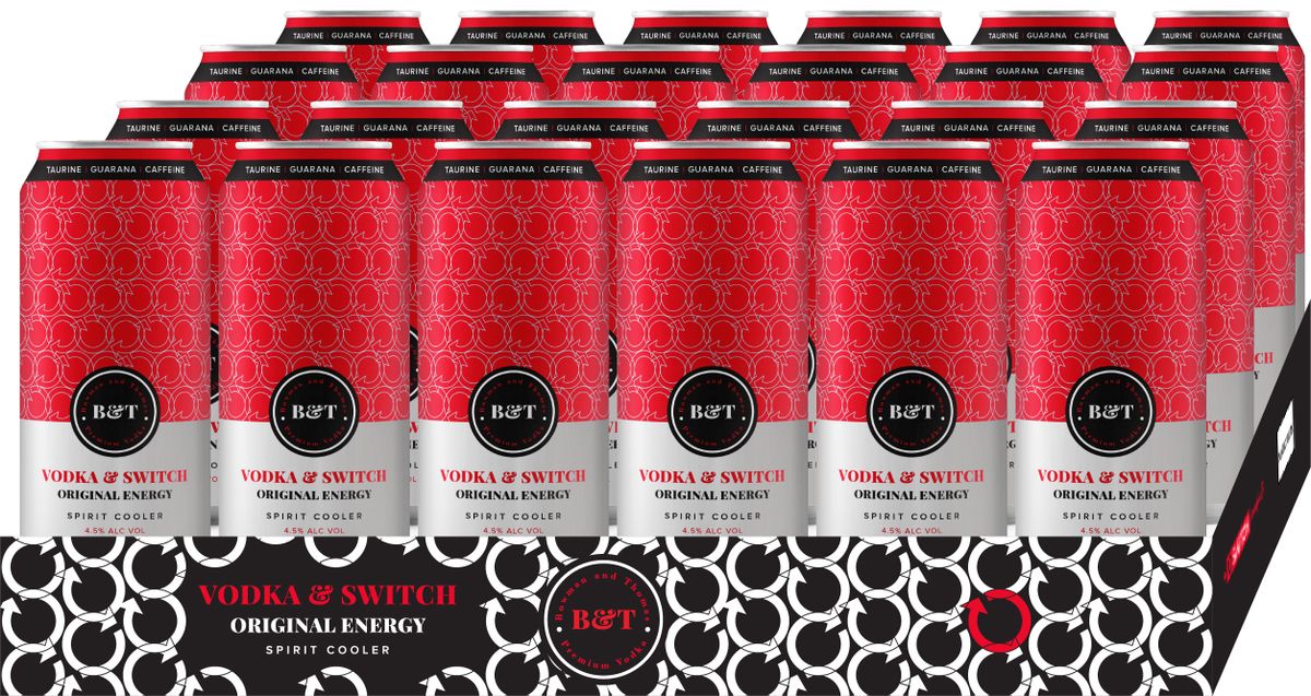 Bowman & Thomas Vodka Switch Original ( 24 x 440ml ) | Shop Today. Get ...