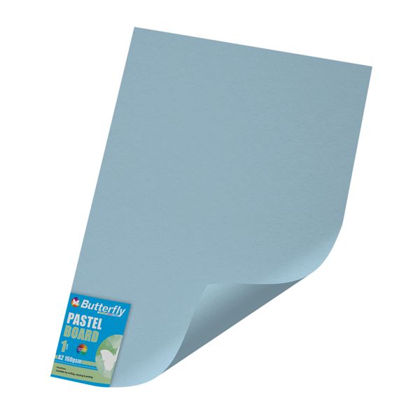 Butterfly Board - A2 160gsm Pastel Singles - Wrapped (Blue) | Shop ...