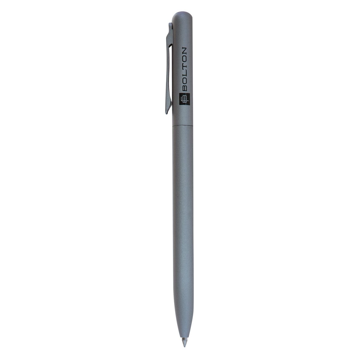 Bolton Silver Twist Pen With Screen-Printed Logo -Black Ink | Shop ...
