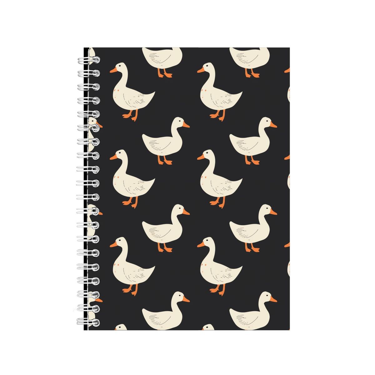Pattern7 A5 Notebook Spiral Lined Mini Mighty Ducks Graphic Notepad ...