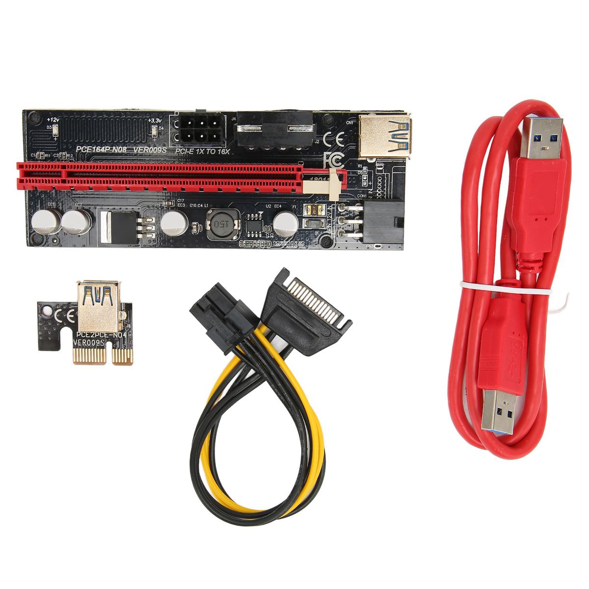 PCIe x1 to x16 USB 3.0 Riser Adapter 60cm | Shop Today. Get it Tomorrow ...