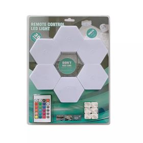 Battery Operated 6 LED Tap Light With Remote Control RGB- SD | Shop ...