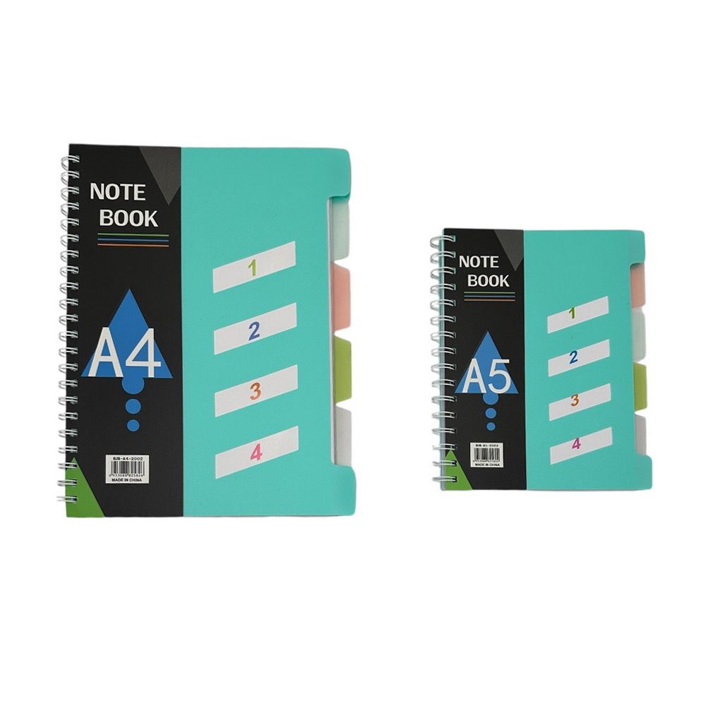 2Pack 5 Subject Spiral Notebook with Dividers - A4, A5 | Shop Today ...