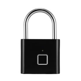 Intelligent Fingerprint Padlock Ultra Light Lock with USB Charging ...