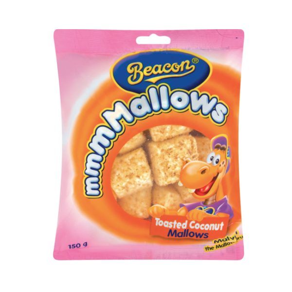 Beacon- mmmMallows Toasted Coconut Marshmallows 72 x 150g | Buy Online ...