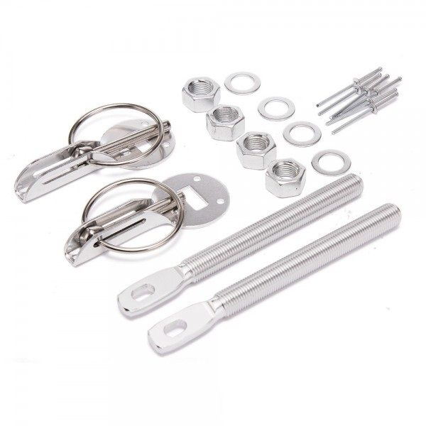 Secondary BONNET PIN KIT ALUMINIUM, UNIVERSAL RACING, BONNET CATCH ...