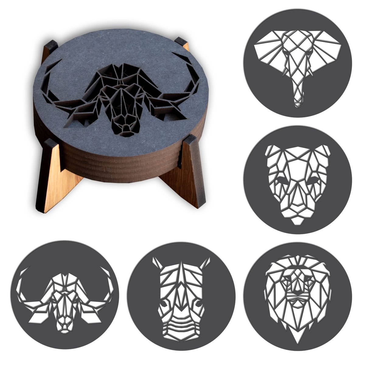 db Creative - Big 5 coasters - with Stand | Shop Today. Get it Tomorrow ...