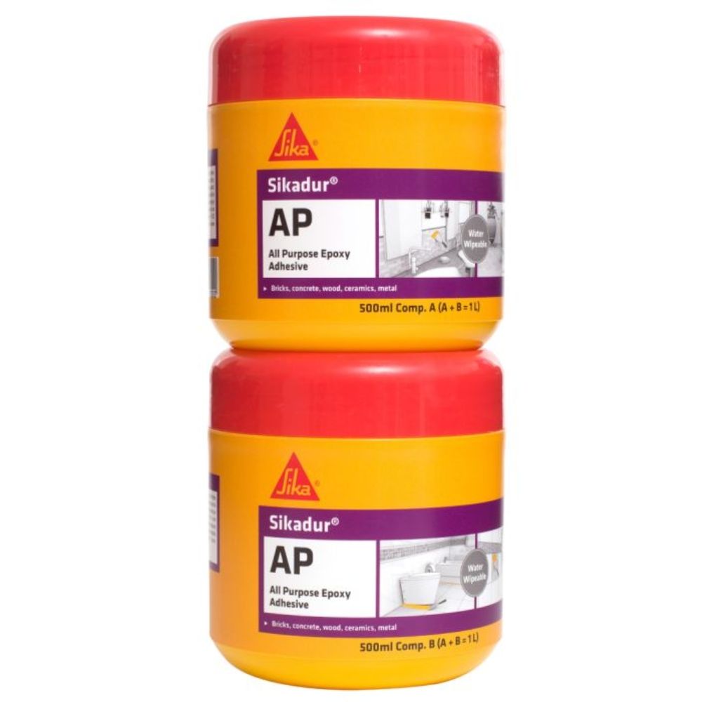 Sika - Sikadur AP All Purpose Epoxy Adhesive - (500ml +500ml) | Shop ...