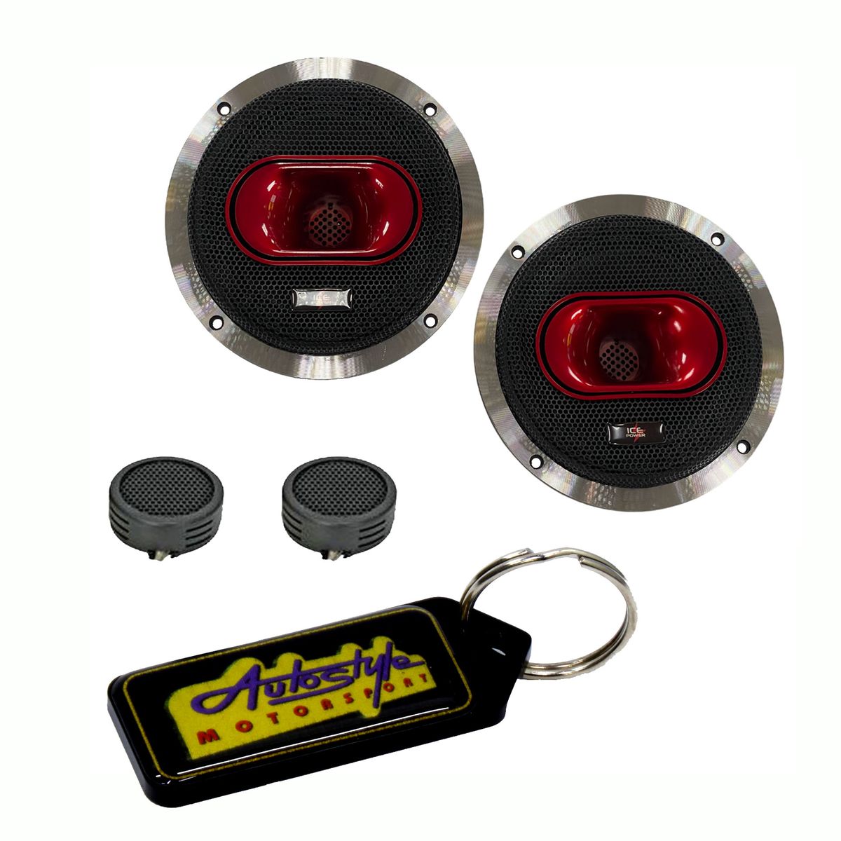 Ice Power 6.5" 1800w Midrange Speakers - IPS-65RF & Evo Tweeters ...