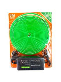 12V Green Neon Flex LED Strip Light 5M with Power Supply | Shop Today ...