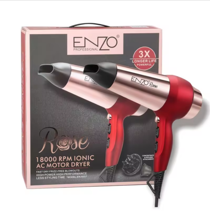 Enzo Professional Rose Ionic AC Motor Dryer EN-8227 | Shop Today. Get ...