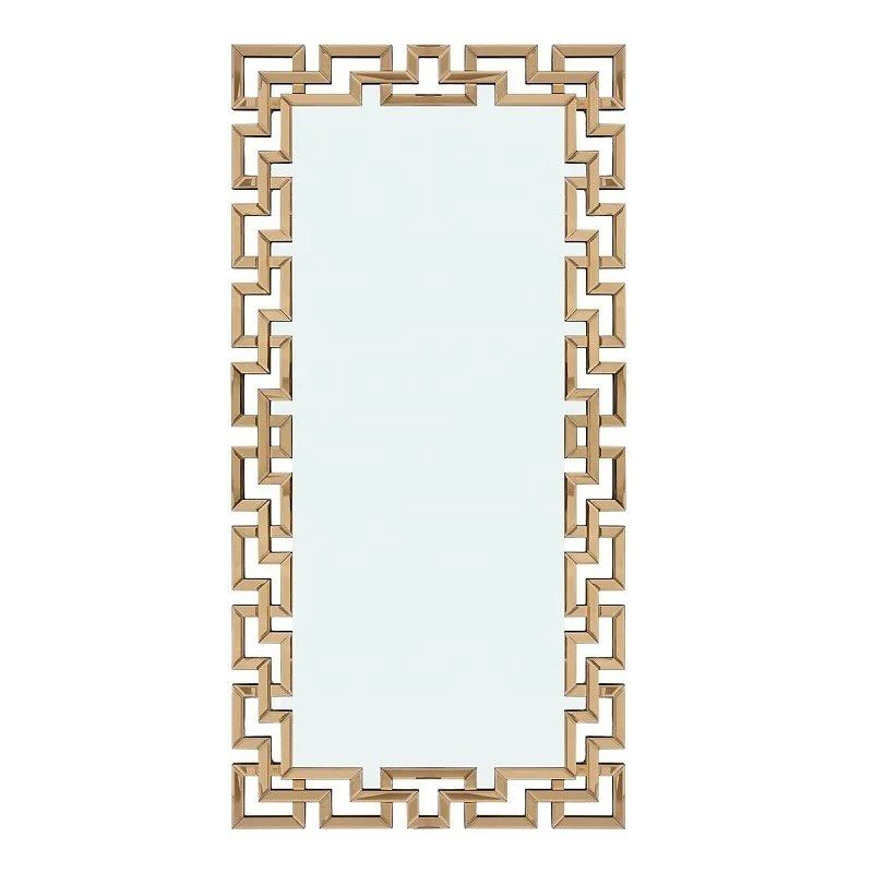 Luxury Geometric Full Length Glass Mirror - 2m x 1m - Rose Gold | Shop ...