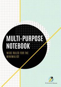 Multi-Purpose Notebook Wide Ruled for the Minimalist | Shop Today. Get ...