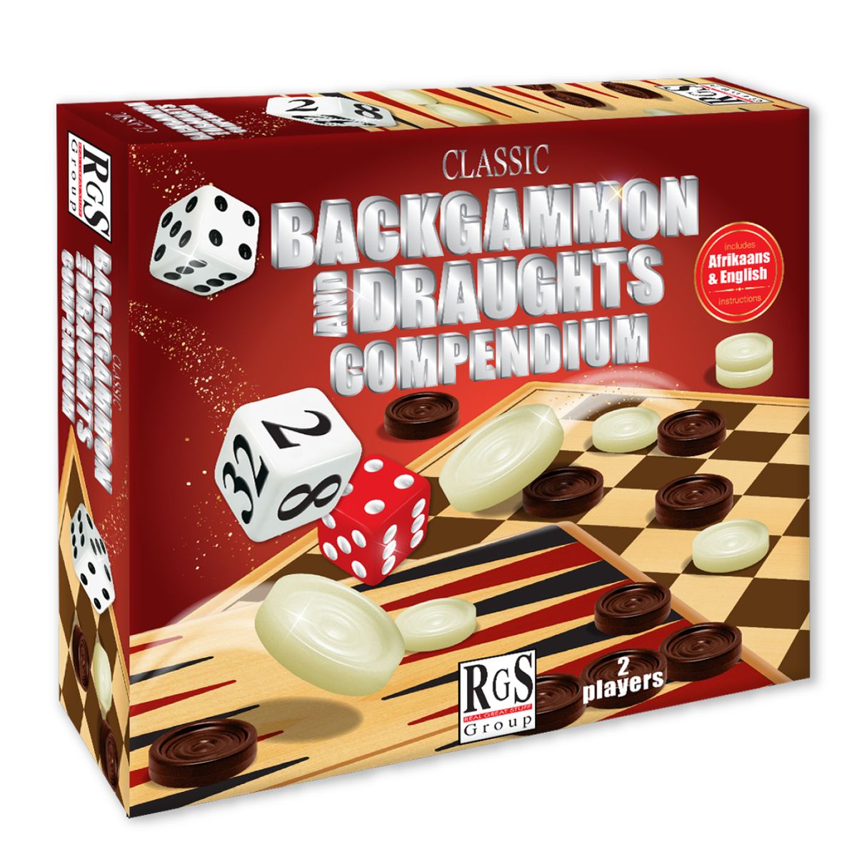 RGS Group - Backgammon and Draughts Compendium Family Game | Shop Today ...