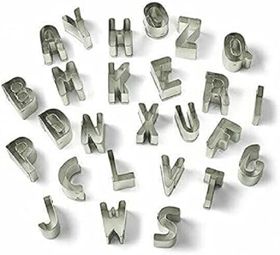 BD Cake Decorating Kit 26 Pieces Alphabets Large Higher Case Letters ...