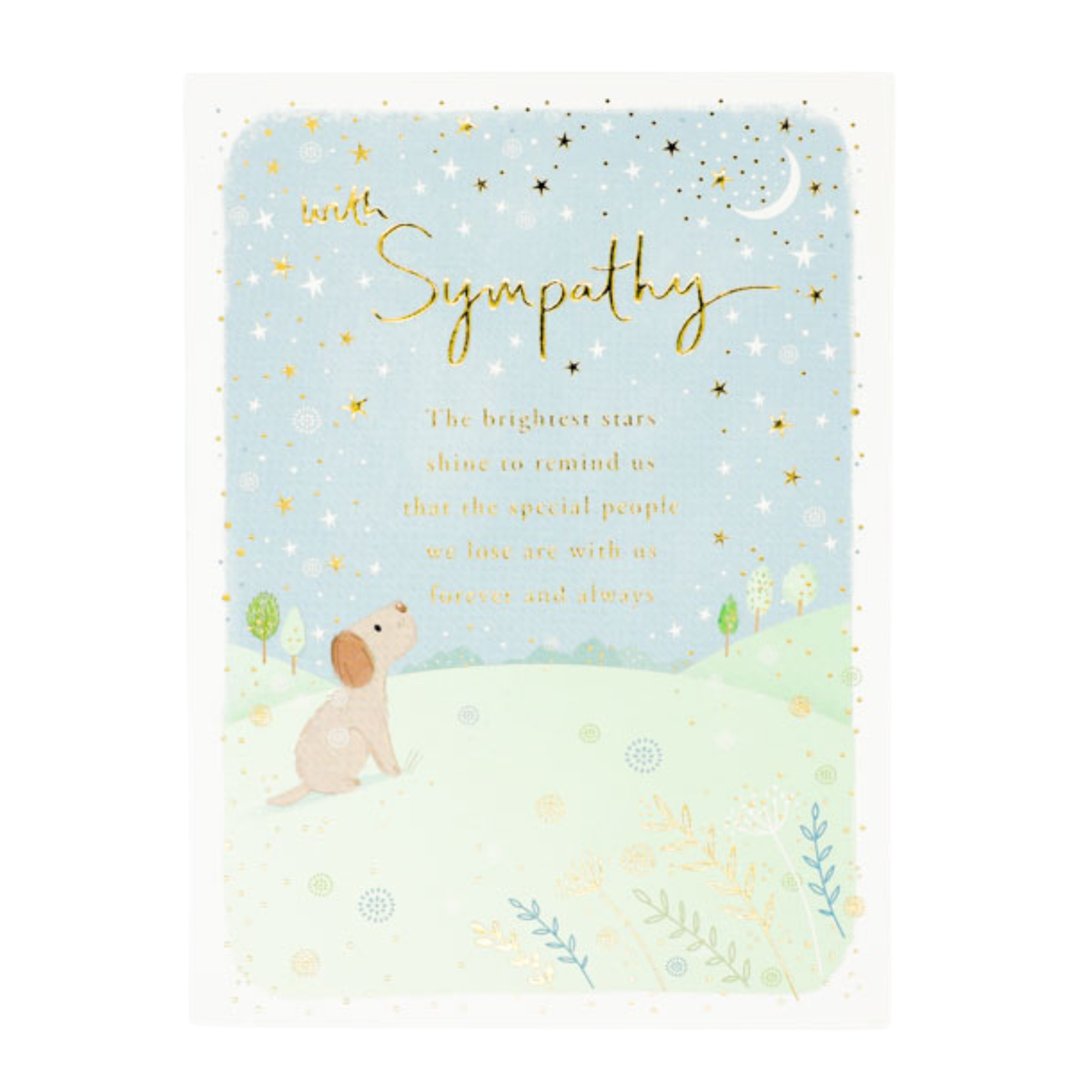 Sympathy Card - "With Sympathy" - The brightest Stars | Shop Today. Get ...
