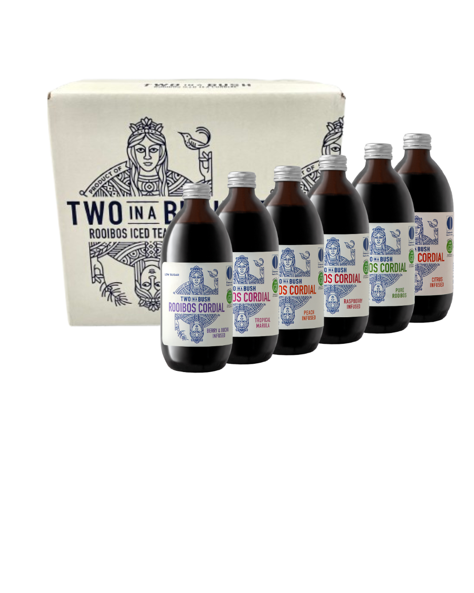 Two in a Bush Rooibos Iced Tea Cordials - Mixed Case 500ml x 6 | Shop ...