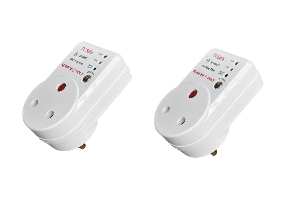 2 X Safy TV Safe - Surge Protector Plug | Shop Today. Get it Tomorrow ...