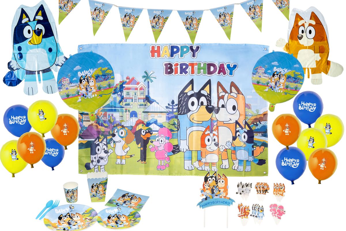 Bluey Birthday Party Mega Decorations 134Piece | Shop Today. Get it ...