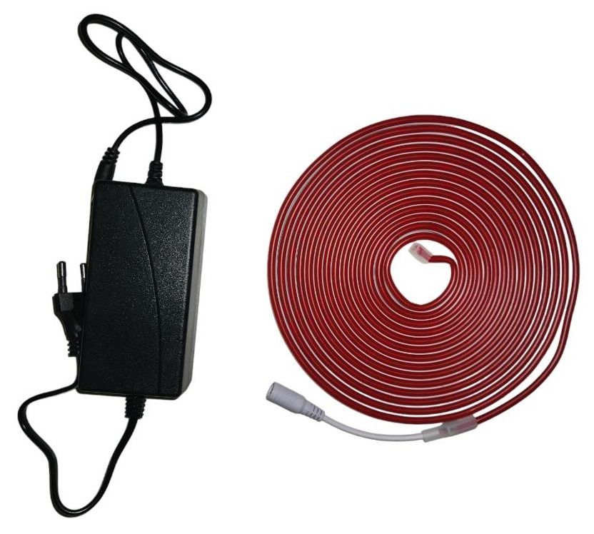 Hello Today 5 Meter LED Neon Strip Light With Power Supply - 800lm ...