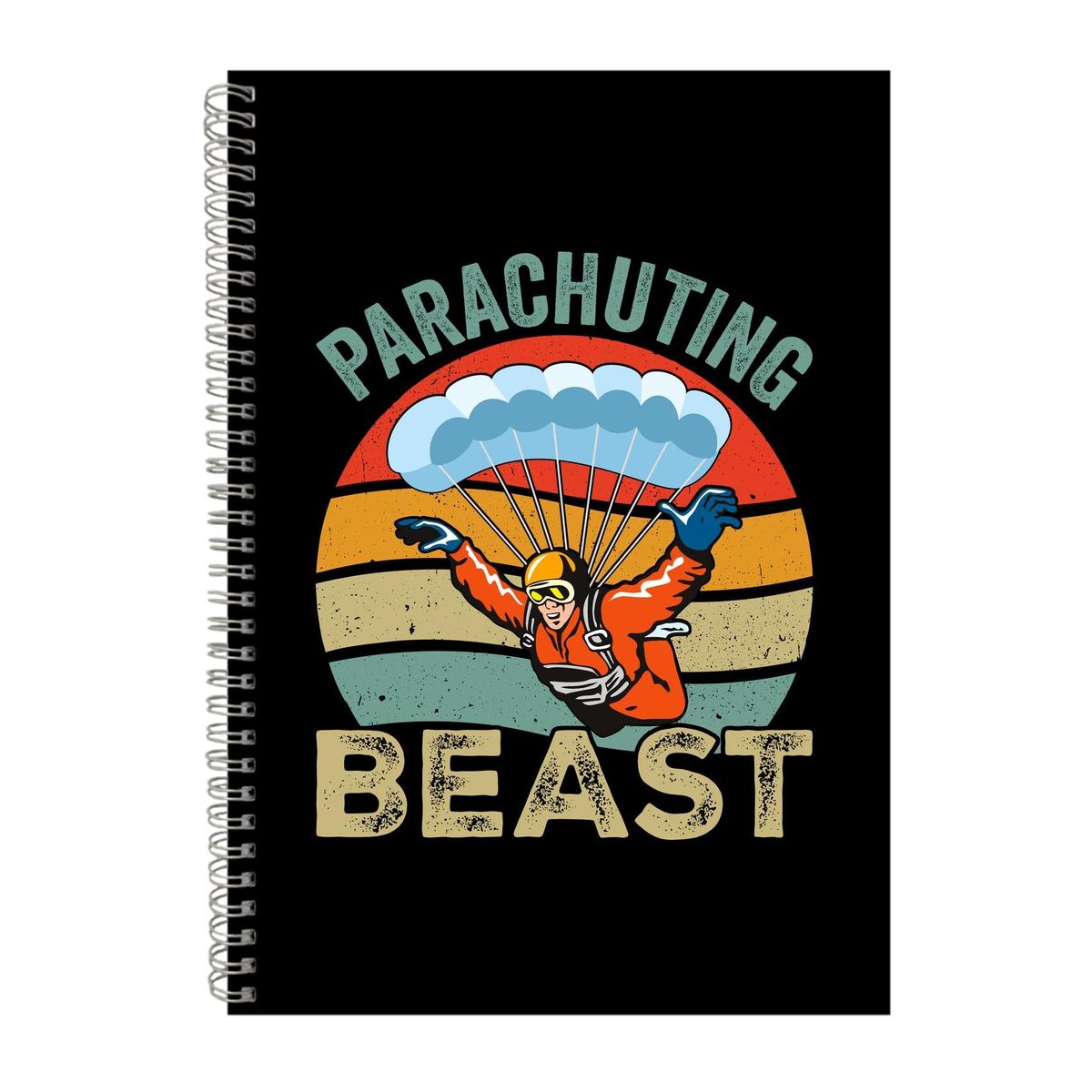 Parachuting Beast Notebook Skydiving Gift Idea A4 Notepad 148 | Shop ...