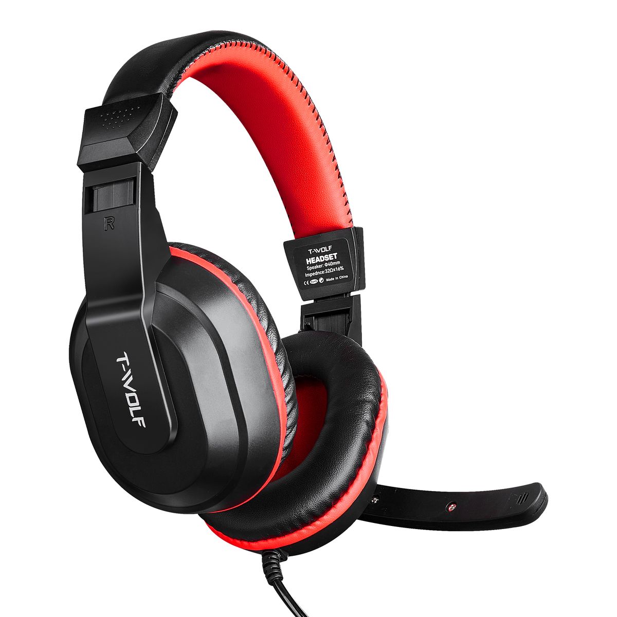 T-WOLF Gaming Headset with High Sensitivity Microphone -3.5 audio ...