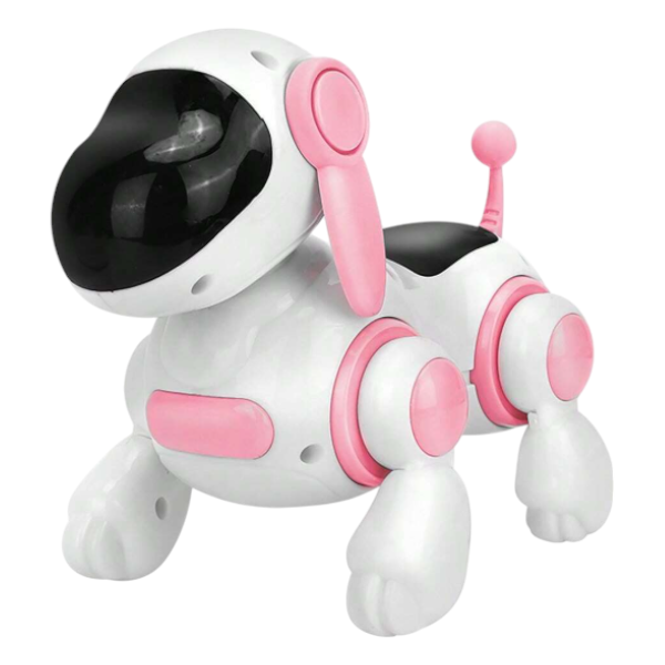 Interactive Walking Puppy Toy With LED Lights & Realistic Sounds - Pink ...