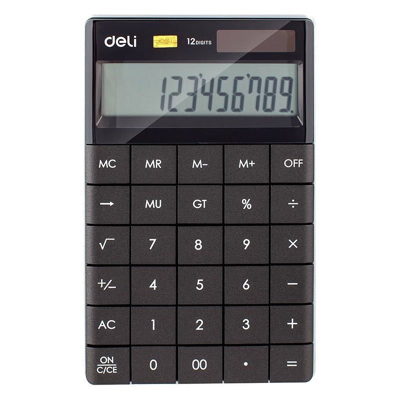 Dual Power 120 Step Check 12 Digit Modern Calculator | Shop Today. Get ...