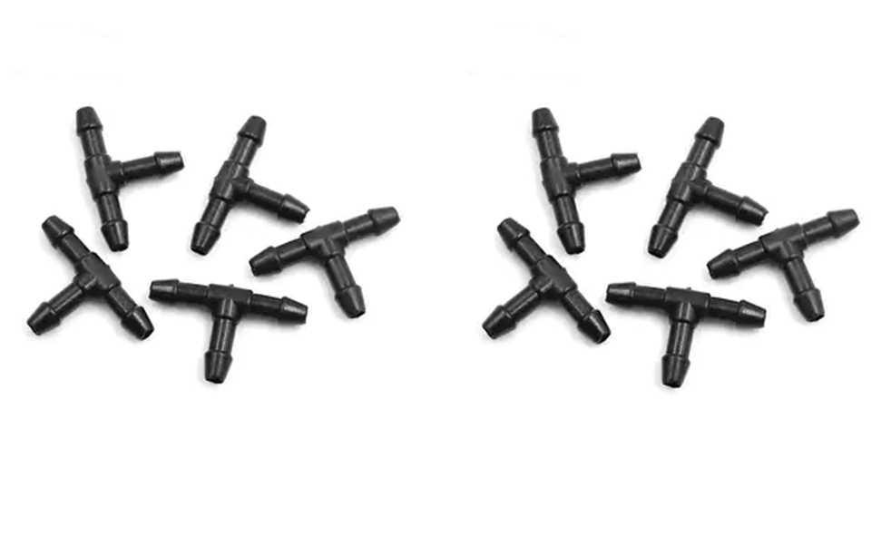 T-Piece, Plastic, Barbed Connector, Splitter, Insert Tee, 5mm - 10 ...