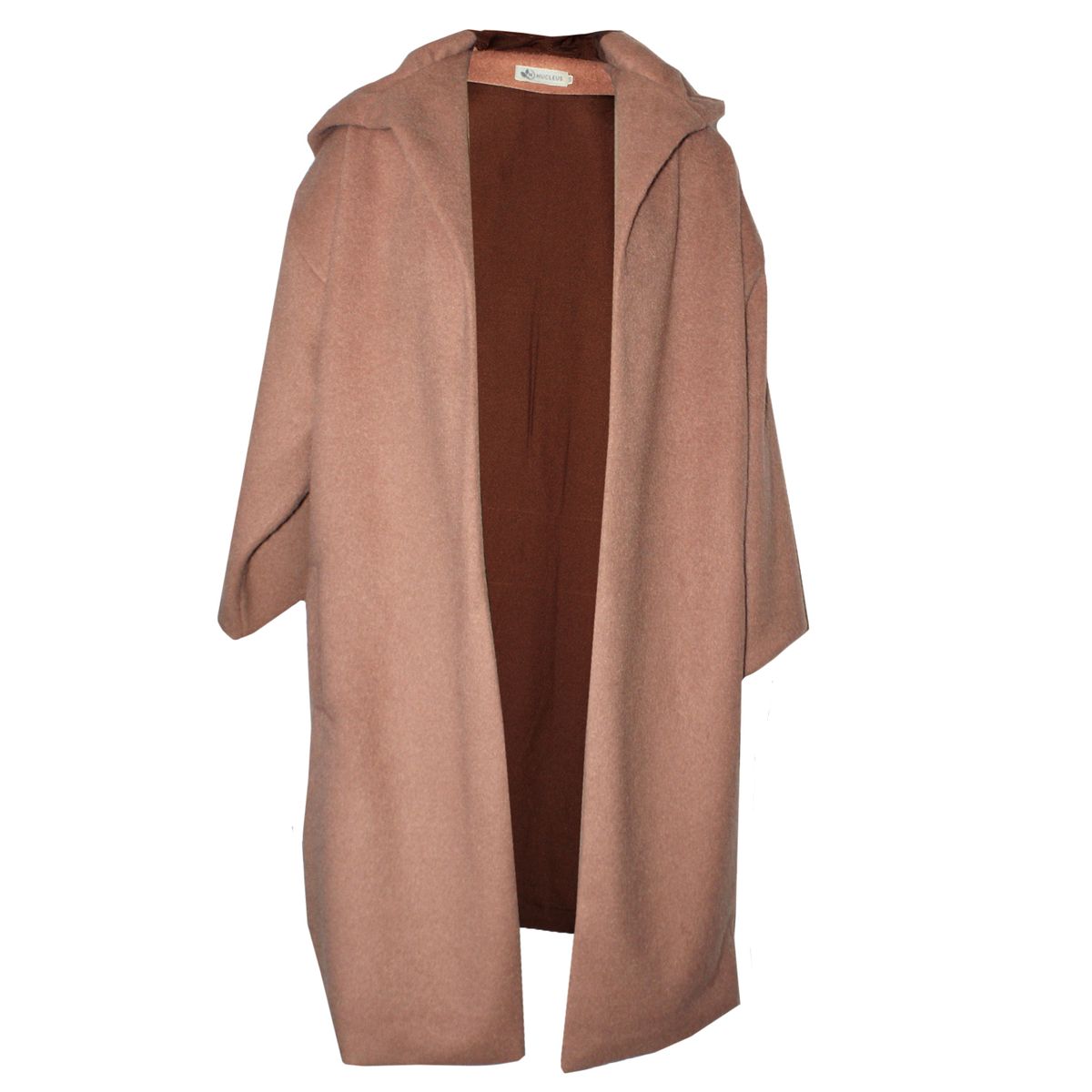 Nucleus First Frost Oversized Women's Soft Hooded Winter Coat in Camel ...