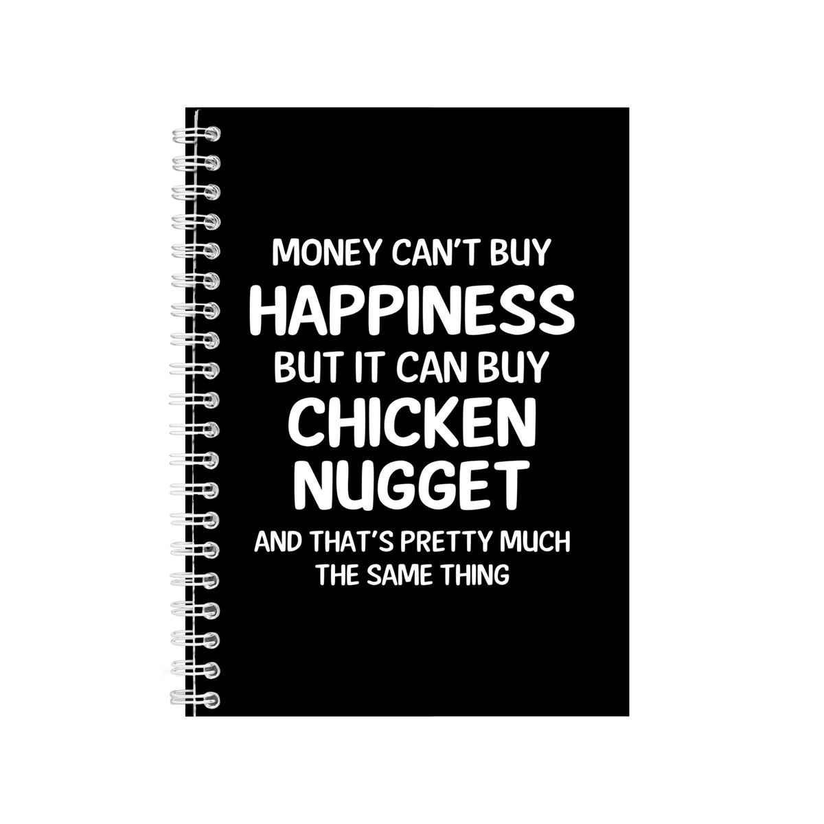 Happiness and Chicken Nuggets Notebook - Gift Idea - Writing Books ...