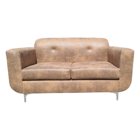 Leandre 2 Seater Tuxedo Sofa Brown Col.TB23 | Shop Today. Get it ...