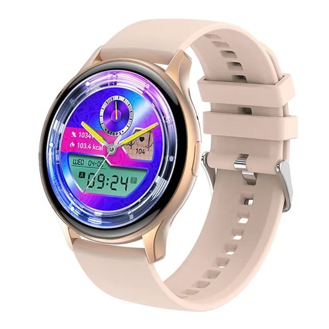 Smart watch for Women,fitness tracker, health Monitoring Gold colour ...