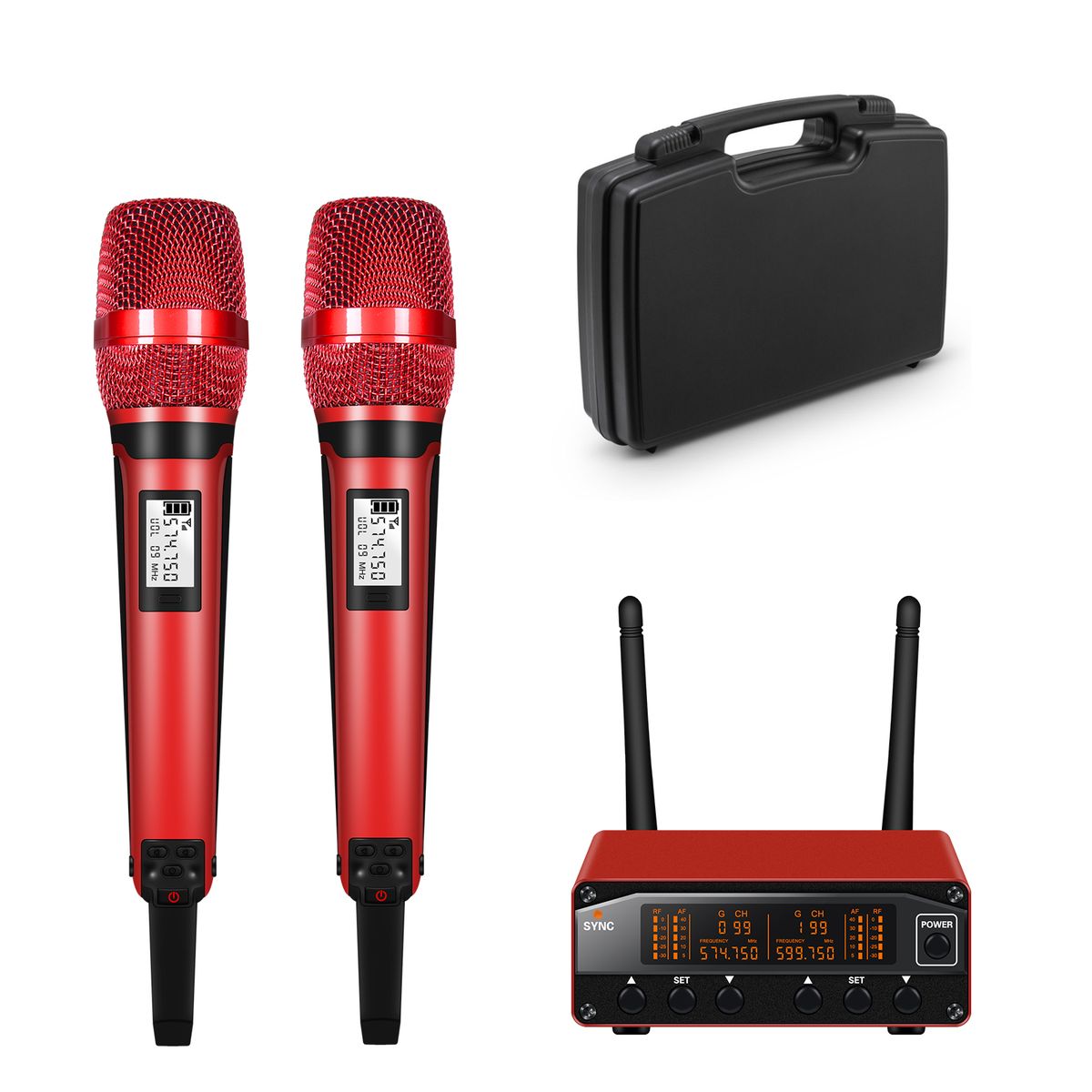 SKM9000 Metal Handheld Dynamic Microphone System UHF Wireless ...