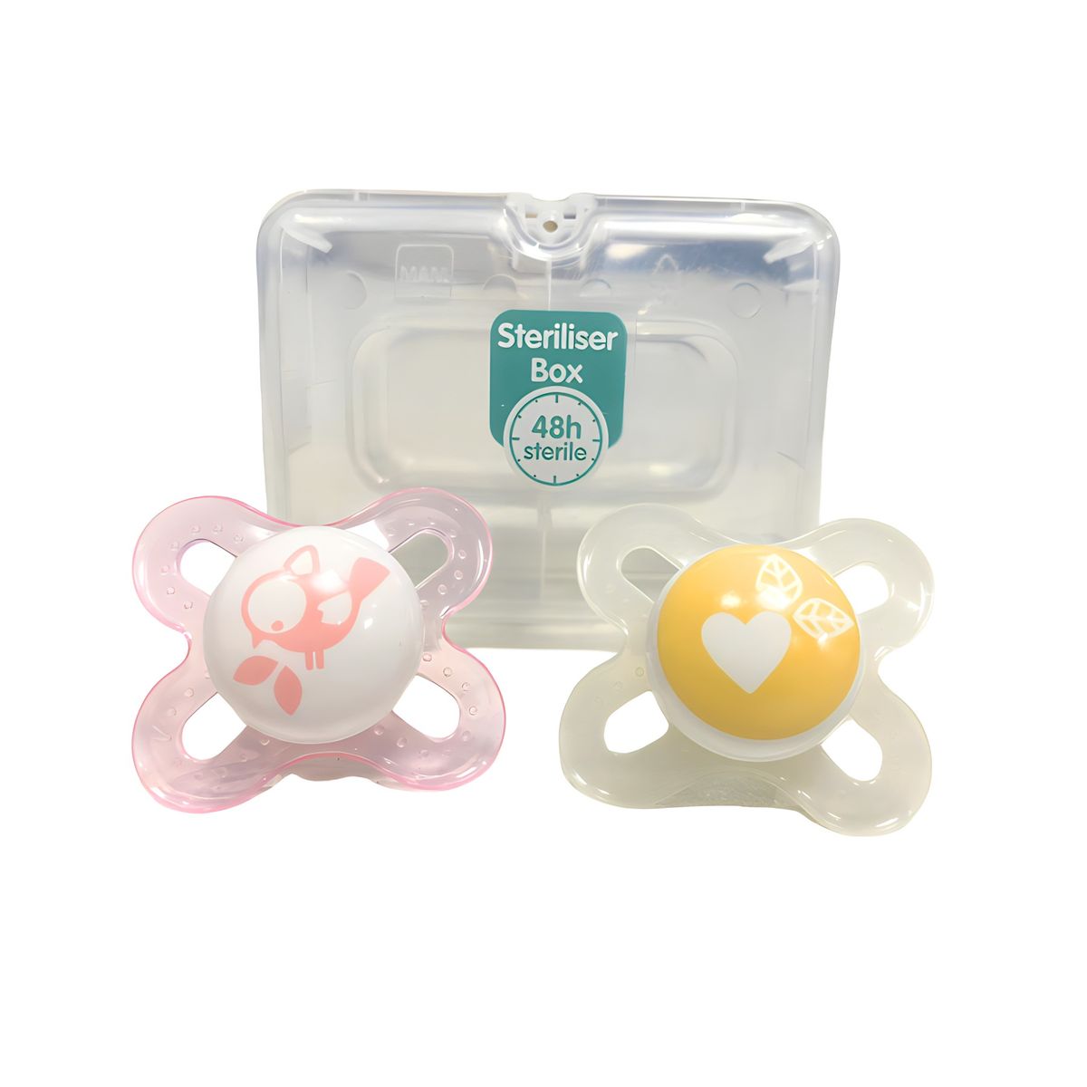 Premium Baby Pacifier 2 Pack With Sterilizing Box | Shop Today. Get it ...
