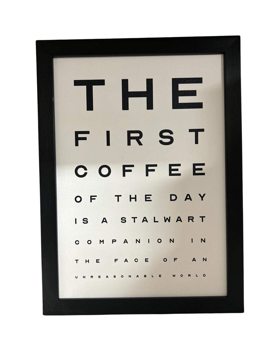 The First Coffee Wall Art | Shop Today. Get it Tomorrow! | takealot.com