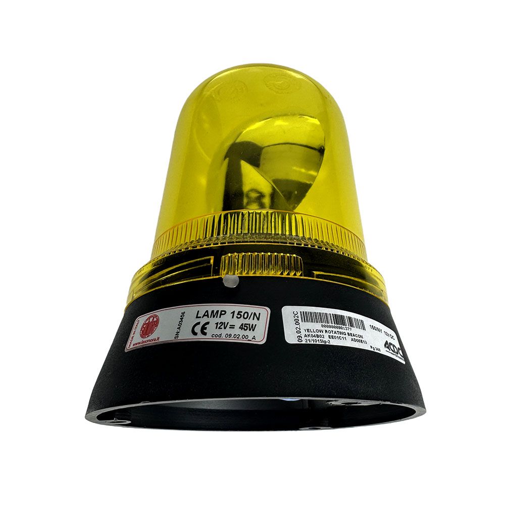 La Sonora - Yellow Rotating Beacon Safety Warning Light (12V) | Shop ...