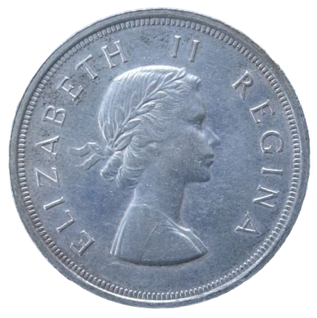 1951 Two and Half Shillings Queen Elizabeth II Silver Coin | Buy Online ...