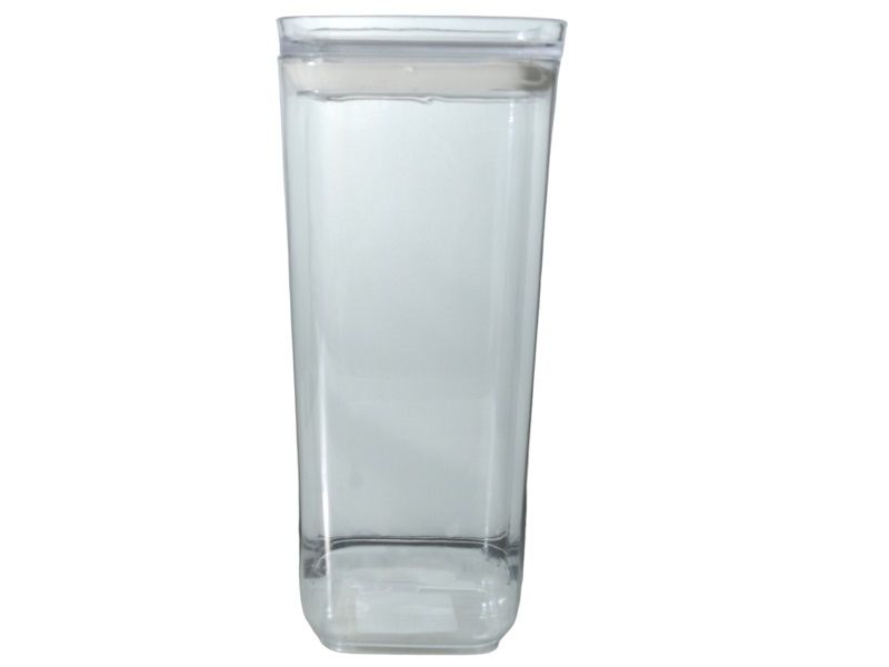 Storage Containers Clear with Clear Lid with Silicone Ring Inside ...